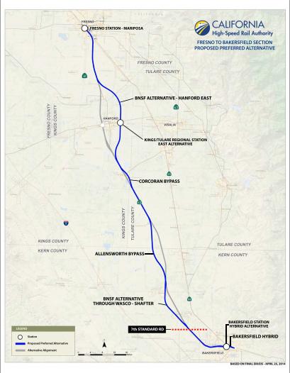 CA High-Speed Rail Authority Certifies EIR for Fresno-to-Bakersfield ...