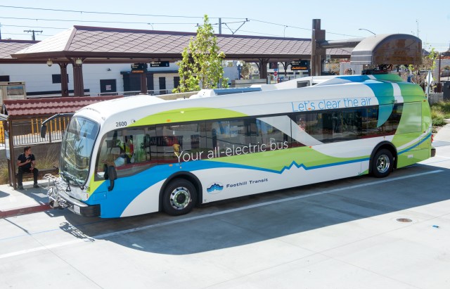 Foothill Transit Launches New Long-Range Proterra Electric Bus Service ...