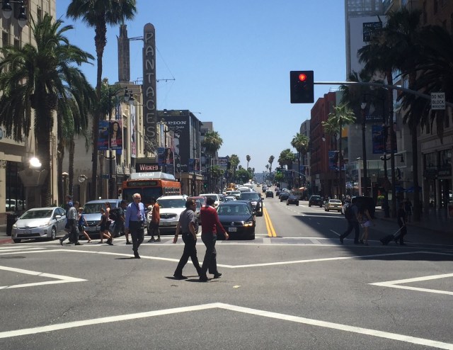 Eyes on the Street: New Scramble Diagonal Crosswalk at Hollywood and ...