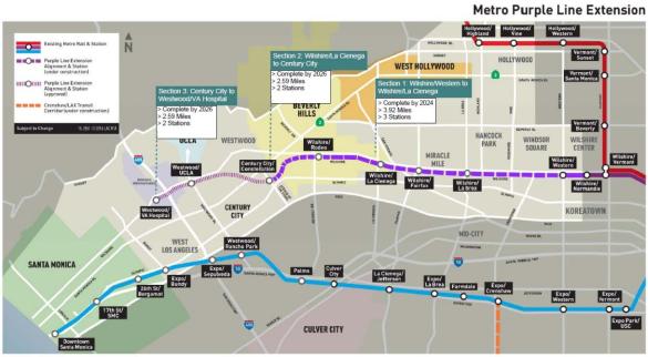 Metro Purple Line Extension Section 1 Difficult Tunneling Resulting In ...