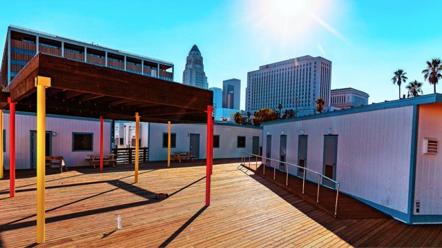 Nearly a Year after Opening, DTLA El Puente Bridge Housing Helps Those ...