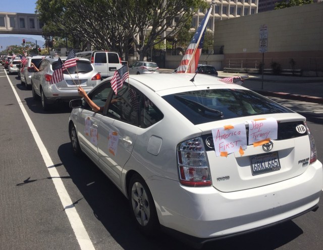 Operation Gridlock Protest Brings Around 60 Drivers to Downtown L.A ...