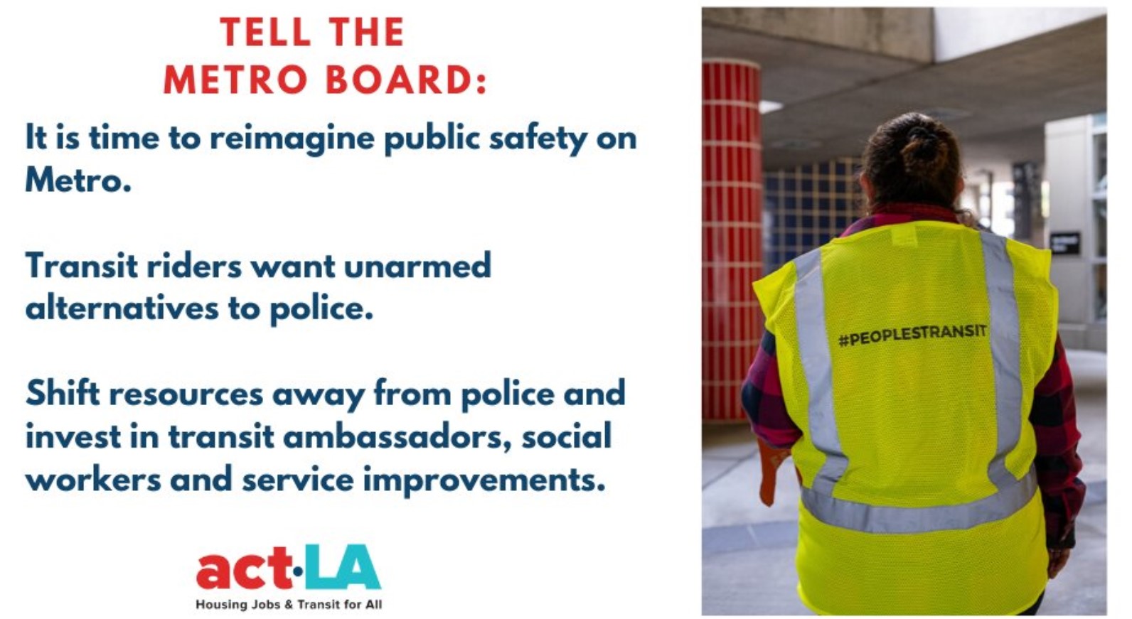 Advocates Urge Metro to Reimagine Public Safety Starting at Tomorrow's ...