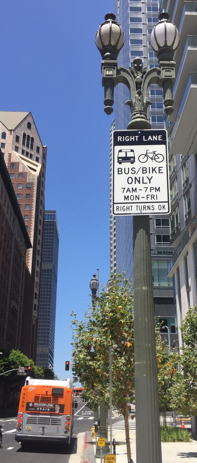 Eyes on the Street: New Bus and Bike Lanes in Progress in Downtown and ...