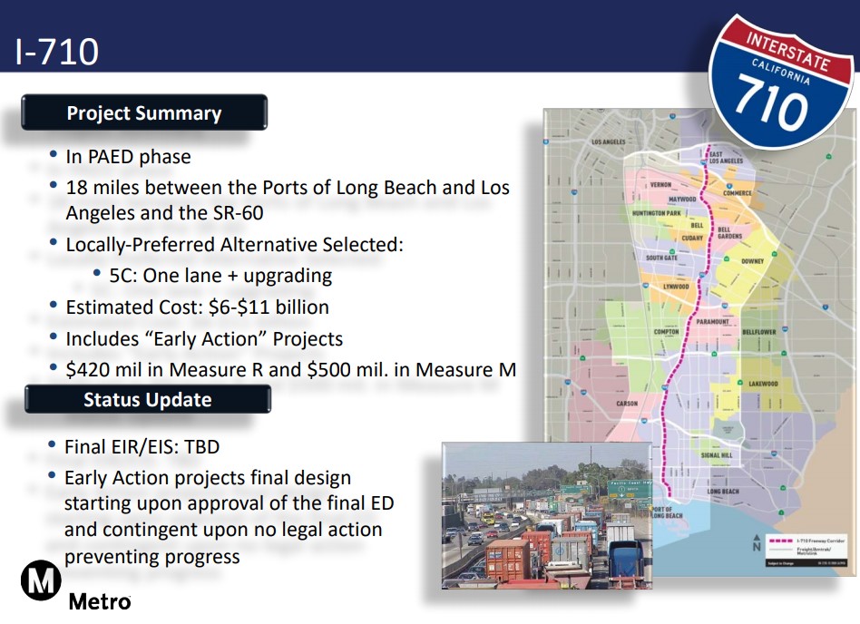 Metro Board Suspended 710 Freeway Widening, Approved: Budget, Fareless ...