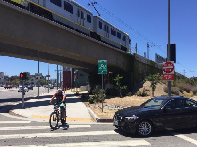 Eyes on the Street: Culver City Expo Bike Path Gap - Streetsblog Los ...