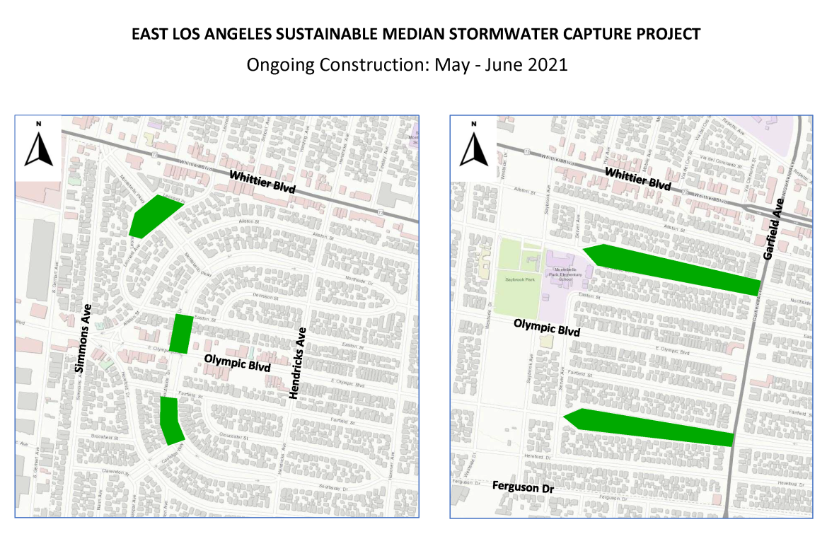 Eyes on the Street: East L.A. Median Stormwater Capture Project ...
