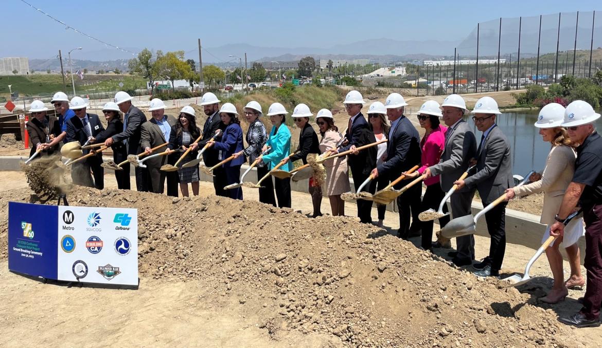 Metro, Caltrans, and SGV Council Break Ground on 57/60 Freeways ...
