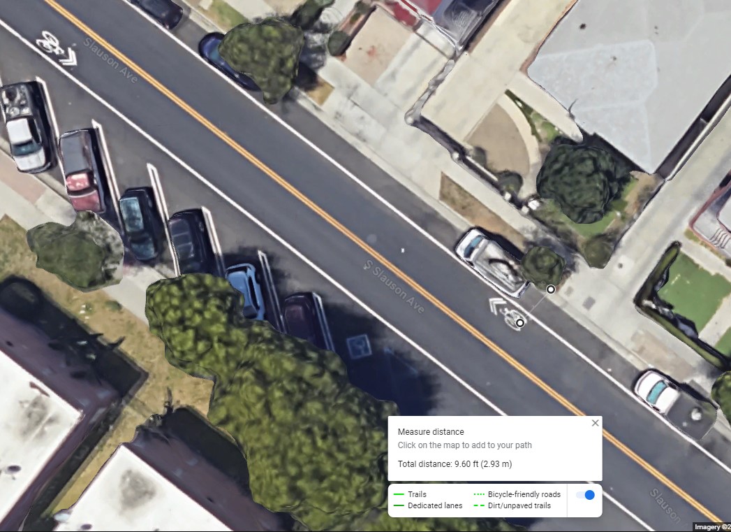 Eyes on the Street: Are L.A.'s Latest Worst Sharrows on Slauson Avenue ...