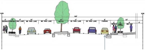 Eyes on the Street: New Protected Bikeway in La Cañada - Streetsblog ...