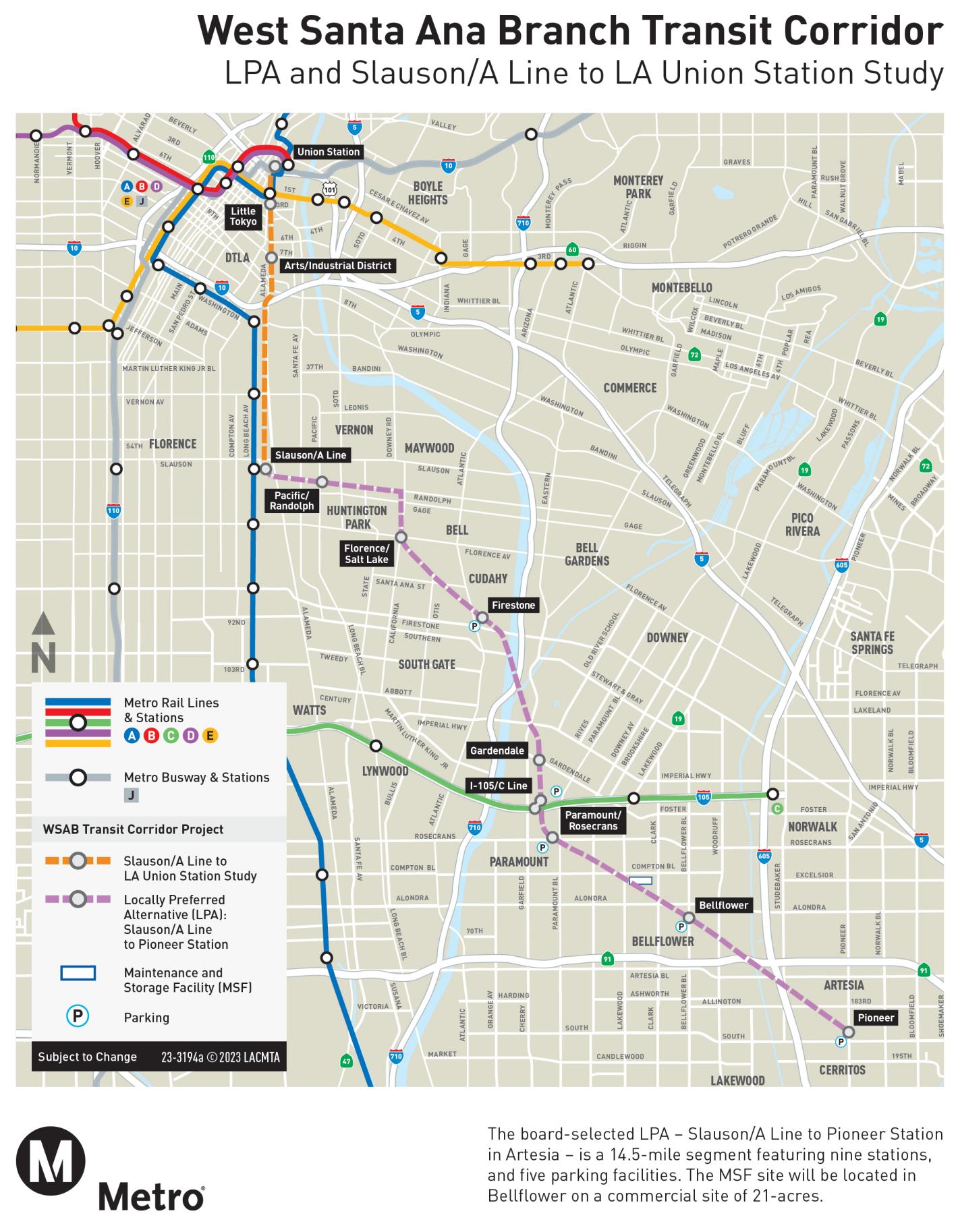 Hello 'Southeast Gateway Line' and Farewell 'West Santa Ana Branch ...