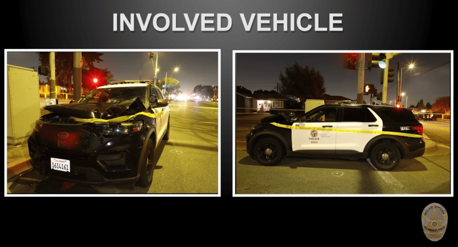 Carefully Curated Footage of LAPD Officer Fatally Striking Pedestrian ...