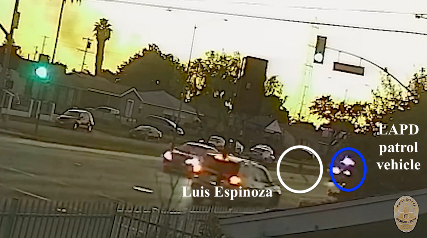 LAPD Was Crossing Against Red Light in Crash that Killed Pedestrian and ...
