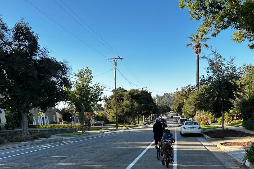 South Pasadena Bike Lanes on Grand Are Here to Stay - Streetsblog Los ...