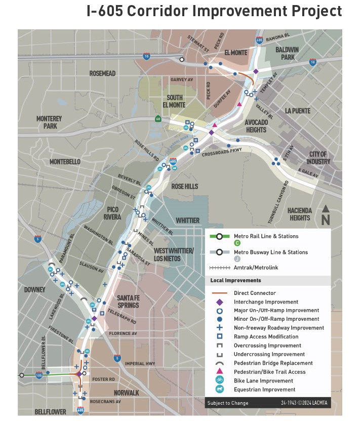 Metro/Caltrans Reconfiguration of the 605’s Valley Blvd Ramps set for ...