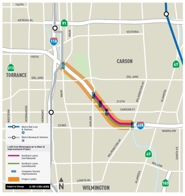 Metro and Caltrans Planning to Widen 405 Freeway through Carson ...