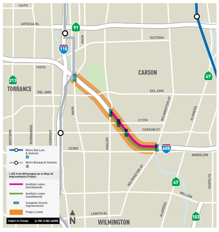 Metro and Caltrans Planning to Widen 405 Freeway through Carson ...