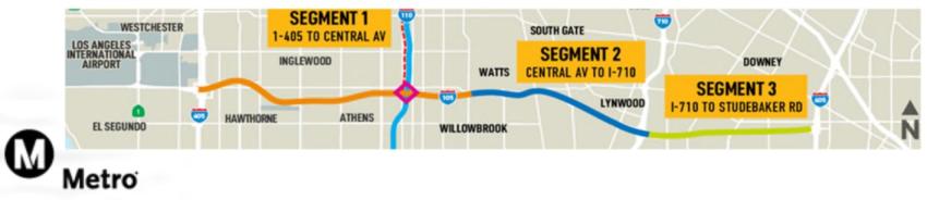 Metro/Caltrans 105 Freeway ExpressLanes Project Would Expand Freeway ...