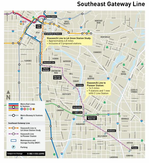 Metro Breaks Ground on Early Phase of Southeast Gateway Light Rail ...