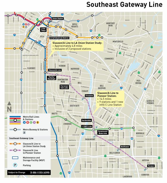 Metro Breaks Ground on Early Phase of Southeast Gateway Light Rail ...