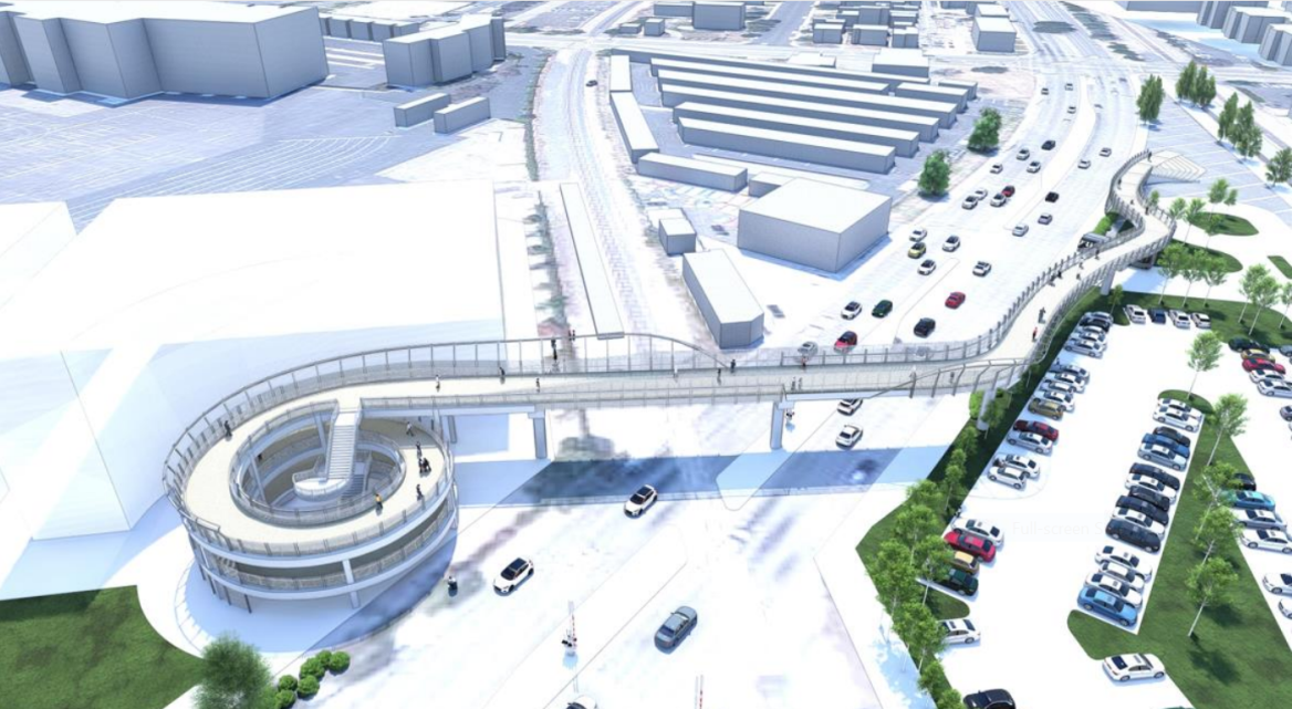 La Verne Pedestrian Bridge Will Connect Metro A Line, Metrolink, and ...