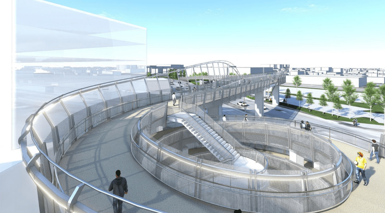 La Verne Pedestrian Bridge Will Connect Metro A Line, Metrolink, and ...