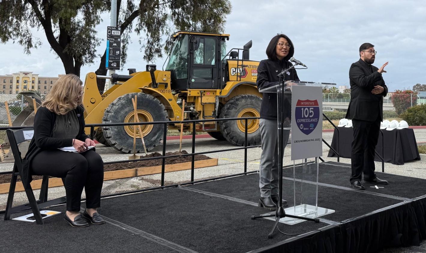 Metro and Caltrans Break Ground on 105 Freeway Expansion - Streetsblog ...