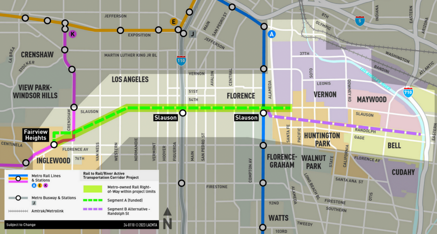 Grand Opening of Transformative Rail-to-Rail Bike/Walk Path on Slauson ...