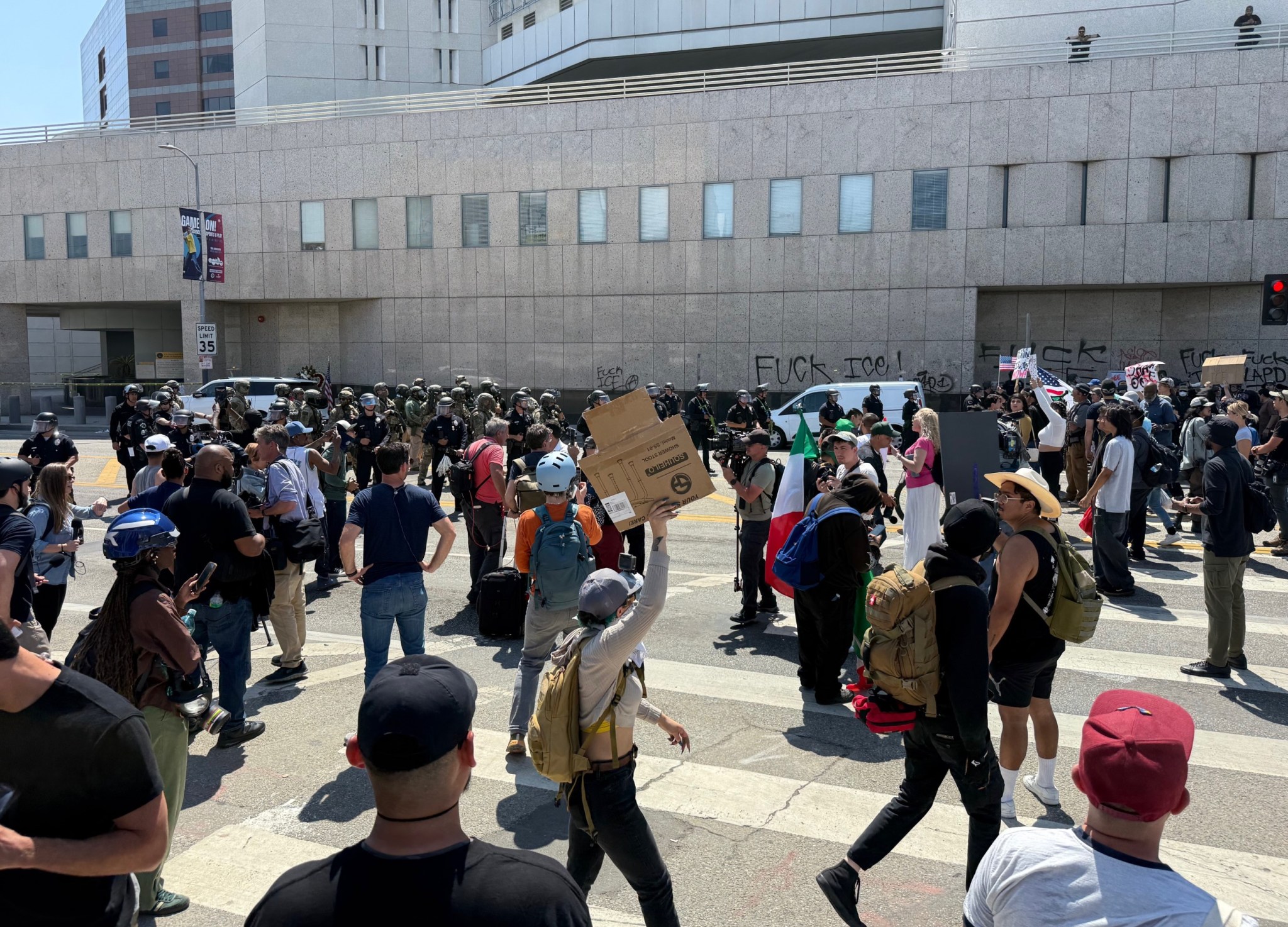 Eyes on the Street: ICE Protests Continue in Downtown L.A ...