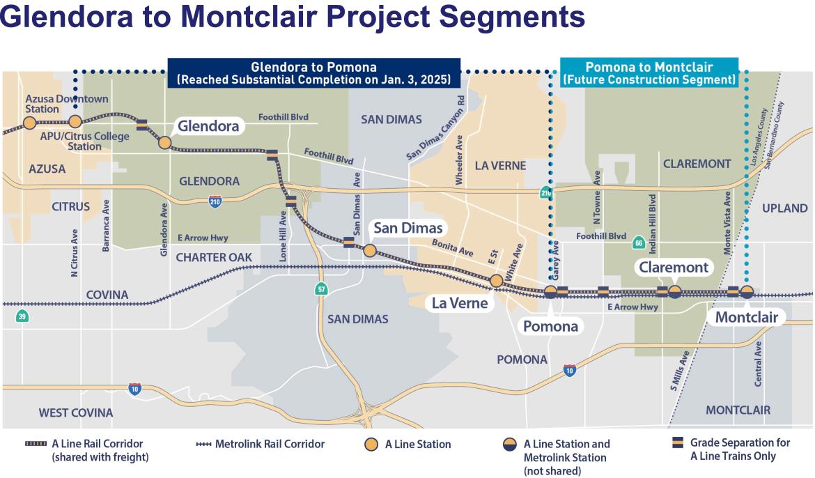 Metro A Line Extension to Pomona Will Open September 19 - Streetsblog ...