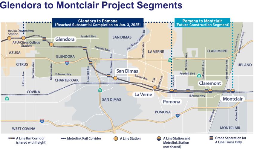 Metro A Line Extension to Pomona Will Open September 19 - Streetsblog ...