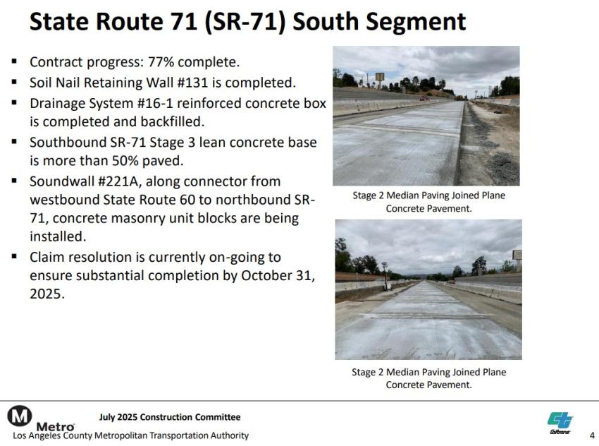 Metro/Caltrans Freeway Expansion Updates: Projects on 57/60, 605, 71 ...