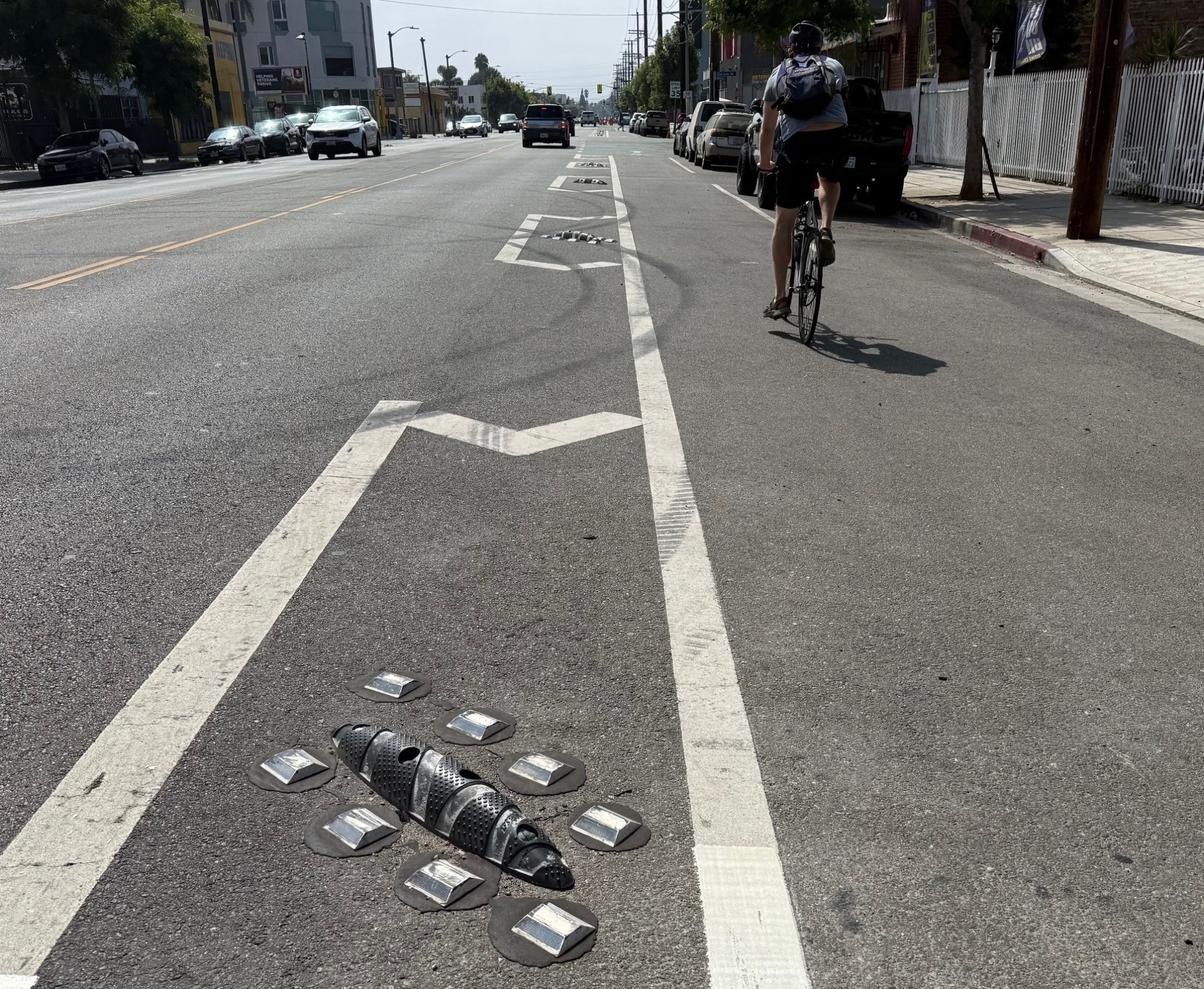 Eyes on the Street: New Armadillo-Type Bike Lane Delineators on Adams ...